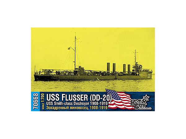 US Smith-Class Destroyer DD-20 Flusser 1911-1919 | HLJ.com