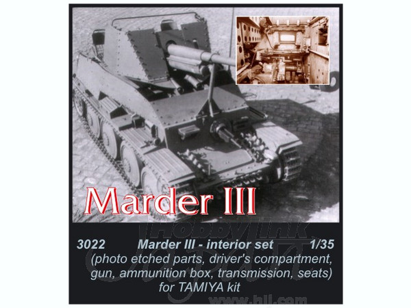 Marder III Interior Set (for Tamiya) | HLJ.com