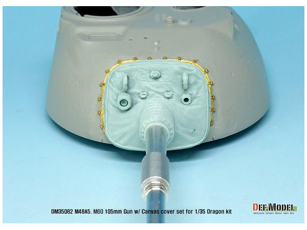 1/35 米 M48A5/M60 105mm金属砲身 + 防循カバー (ドラゴン用) | HLJ.co.jp