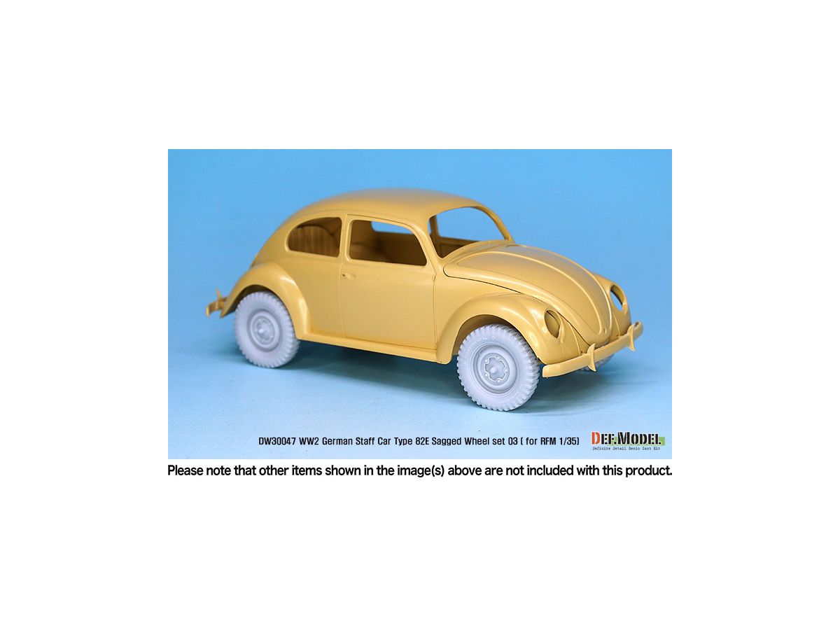 WW2 German Staff Car Type 82E Wheel Set 03 (for RFM) | HLJ.com