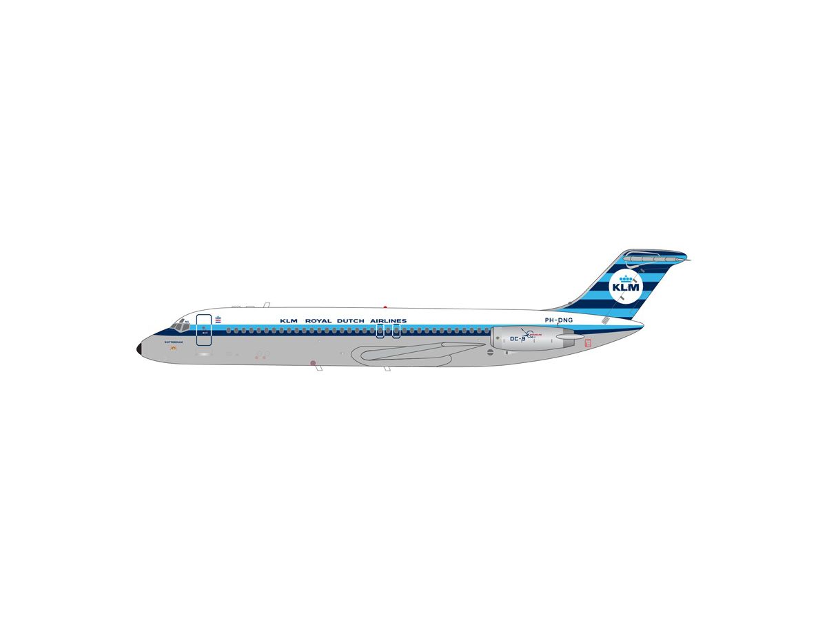 1/200 DC-9-30 KLMオランダ航空 PH-DNG | HLJ.co.jp