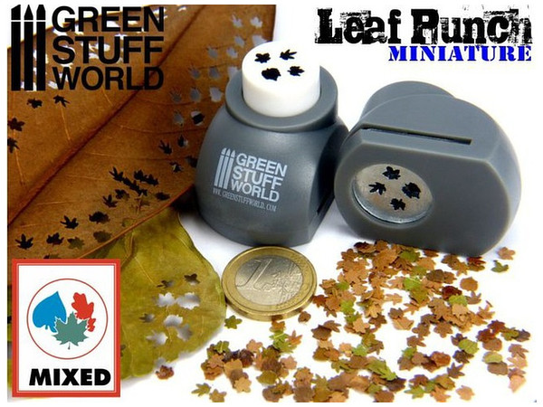 Miniature Leaf Punch GREY (Mixed Leaves) | HLJ.com