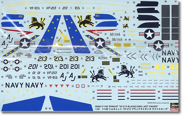 F-14D Tomcat VF-213 Black Lions Last Cruise | HLJ.com