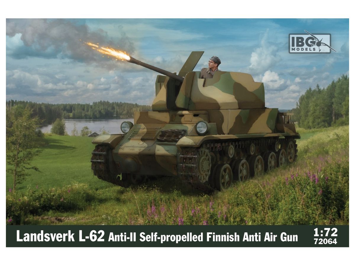 Landsberg L-62 Ante II Anti-Aircraft Self-Propelled Gun Finnish Army ...