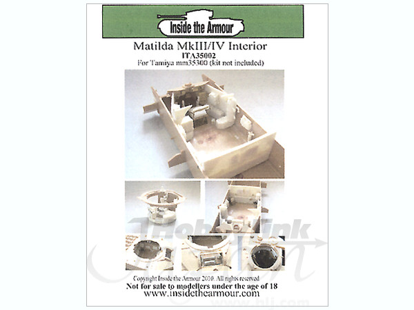 Matilda Mk.III/IV Interior (for Tamiya) | HLJ.com