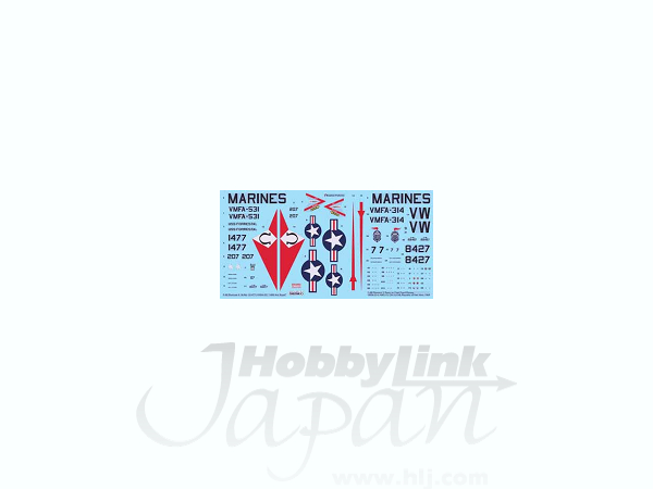 F-4B Phantom Decal Set 10: VMFA-531, VMFA-314 (Academy) | HLJ.com