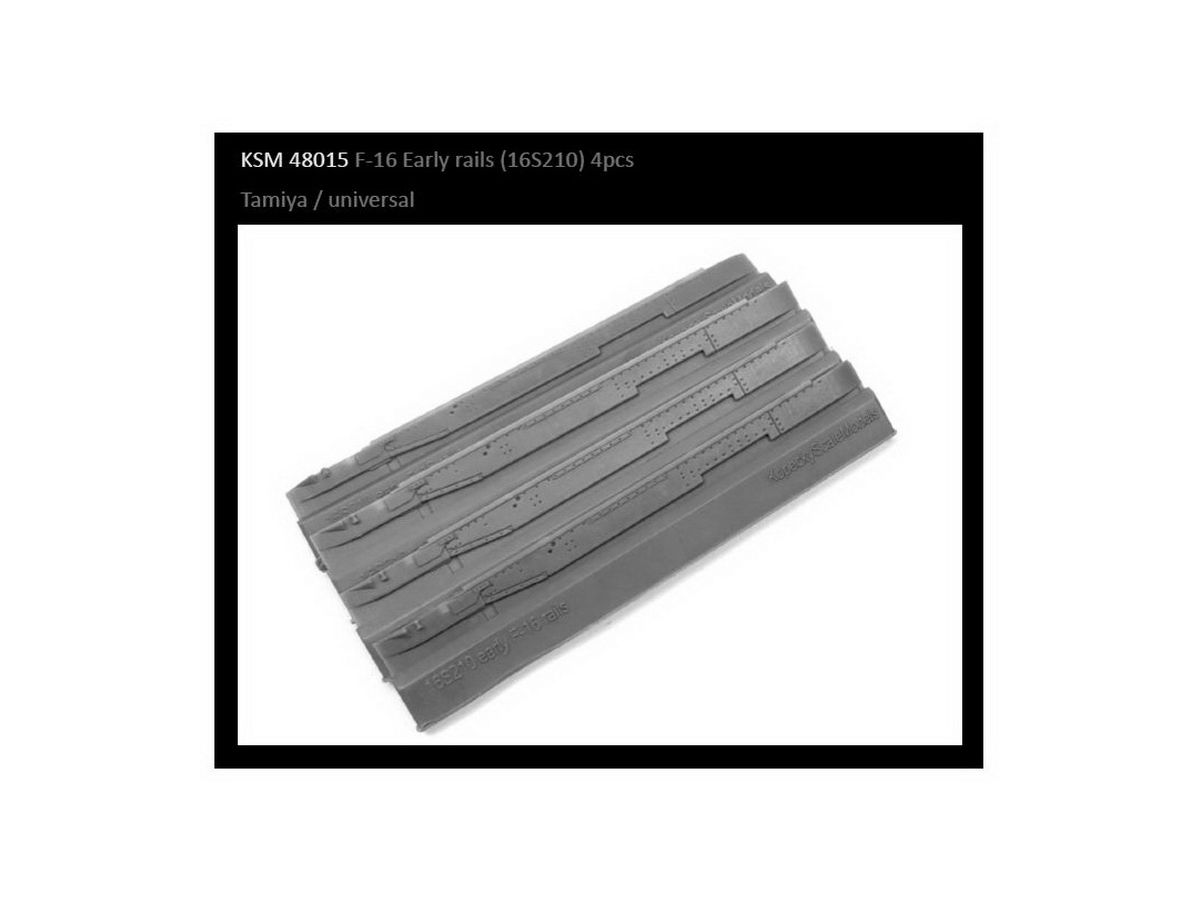 1/48 F-16用初期型ミサイルランチャー (16S210型) (4個入) (タミヤ用) | HLJ.co.jp