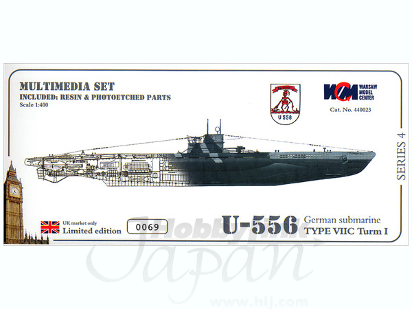 1/400 U-556 Uボート タイプ VIIC TI | HLJ.co.jp