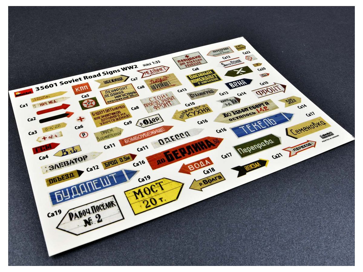 Soviet Road Signs WW2 | HLJ.com