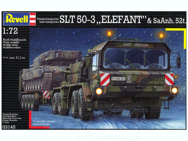 Faun SLT 50-30 Elepfant Tank Transporter w/Trailer | HLJ.com