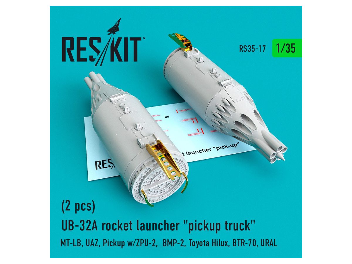 UB-32A rocket launcher "pickup truck" (2 pcs) MT-LB, UAZ, Pickup w/ZPU ...