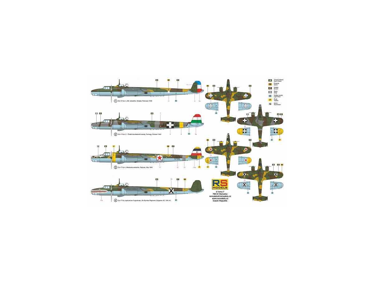 1/72 ドルニエ Do-17K 爆撃機 | HLJ.co.jp