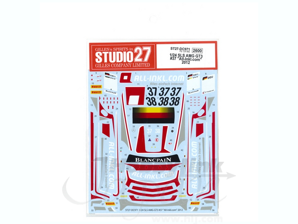 1/24 メルセデスベンツ SLS AMG GT3 #37/38 All-inkl.com 2012 | HLJ.co.jp