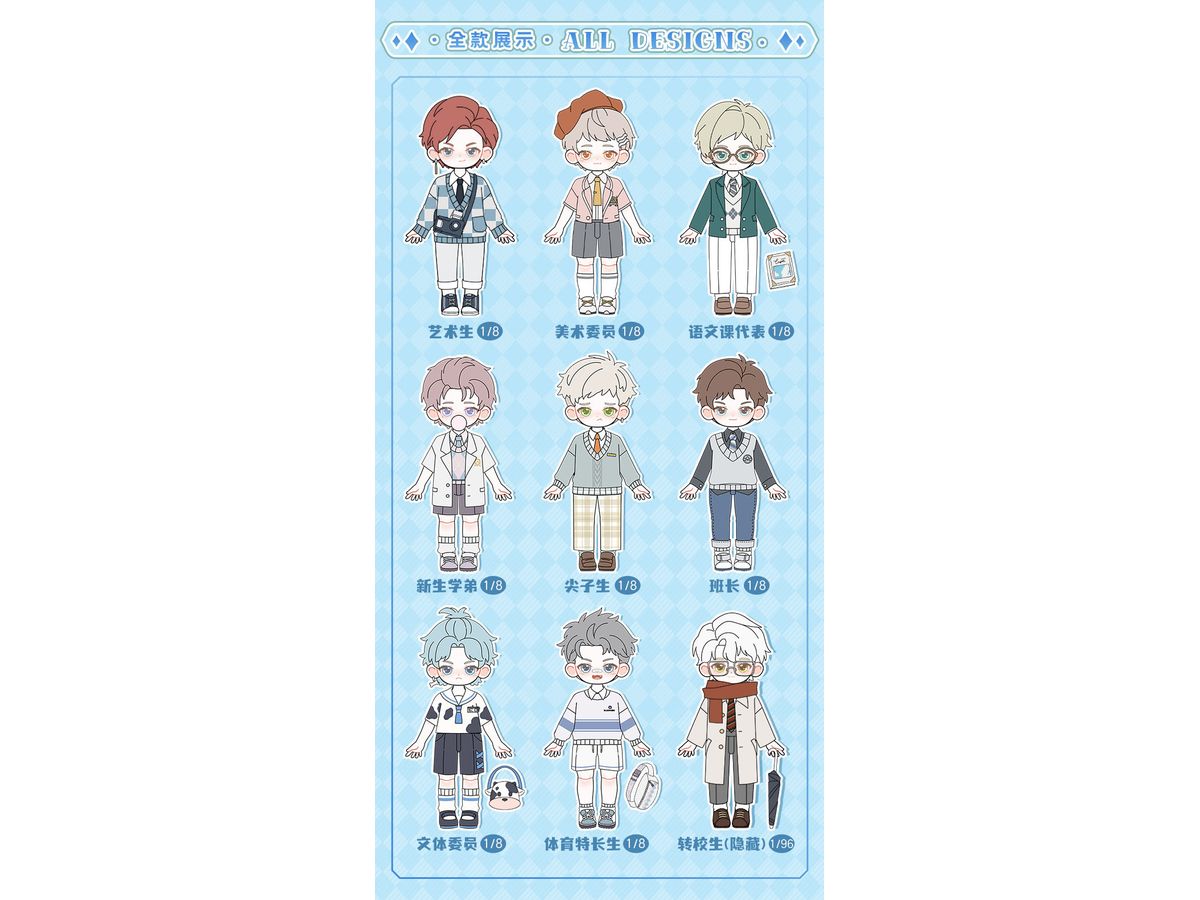 PEETSOON 大学シリーズ トレーディングドール 1Box 8pcs | HLJ.co.jp