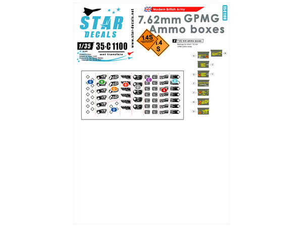 7.62mm GPMG Ammo Boxes. Modern British Army. | HLJ.com