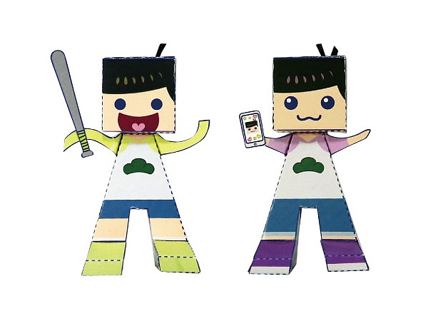 Osomatsu-san Peppo Paper Craft Jyushimatsu / Todomatsu | HLJ.com
