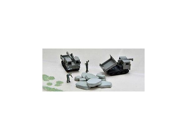 1/150 GJ!はたらくのりもの百景 003R 自衛隊防災訓練現場 リターンズ 1Box 8pcs | HLJ.co.jp