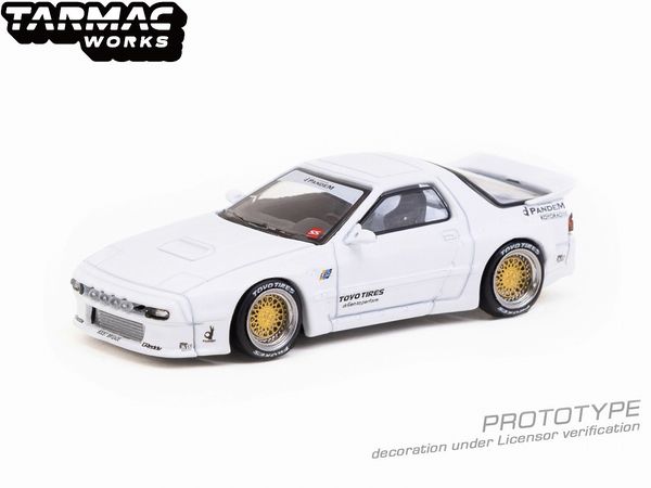 1/64 Pandem Mazda RX-7 FC3S White | HLJ.co.jp