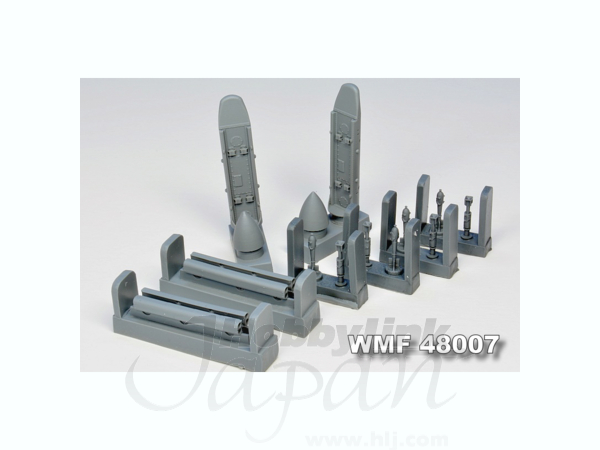 1/48 アルファジェット用訓練爆弾ディスペンサー2pcsセット (BDU-38とBDU-48各4pcs) | HLJ.co.jp