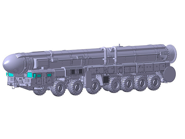Russian Intercontinental Ballistic Missile Launcher "Topol" SS-25 ...